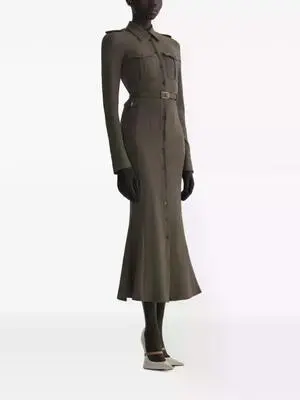 MUGLER Military Shirt Dress