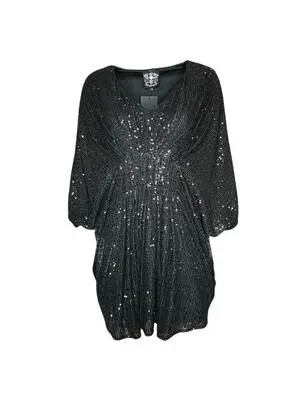 ANY OLD IRON Fourth Avenue Sequin Dress - Black