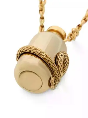 Roberto Cavalli Snake Motif Pendant Necklace