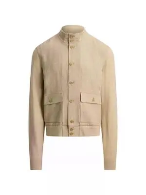 Ralph Lauren Purple Label Herringbone Jacket - Neutrals