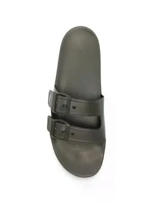 Emporio Armani Double Buckle Slides