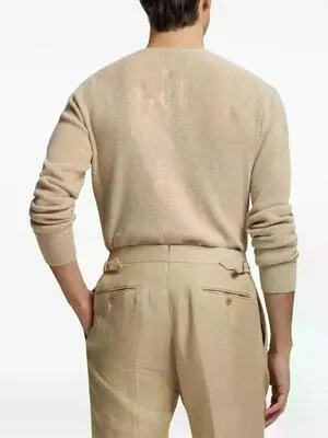 Ralph Lauren Purple Label Ribbed Cashmere Sweater