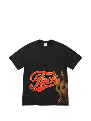 Supreme X Hysteric Glamour Graphic-print T-shirt - Black
