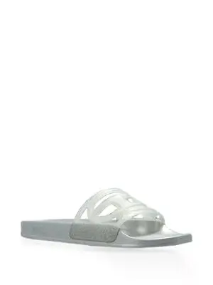 DIESEL® Sa-clyde Glitter Effect Logo Plaque Slides