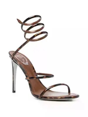 Rene Caovilla Cleo Tortoiseshell-effect Sandals