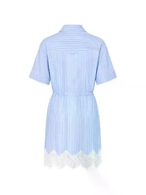 Simkhai Calder Lace-trim Cotton Mini Dress