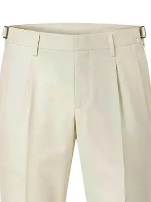 BERWICH Pleated Detail Turn-up Trousers