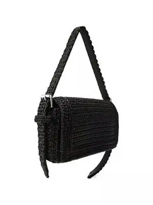 Alexander Wang Ricco Crystal-embellished Crochet Shoulder Bag