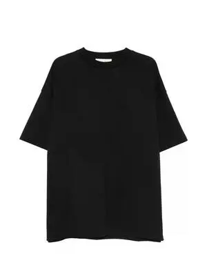 Fear Of God Logo-embroidered T-shirt - Black