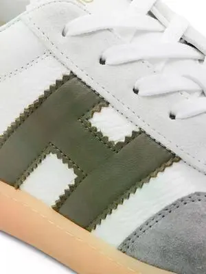 Hogan Logo-appliqué Leather Sneakers