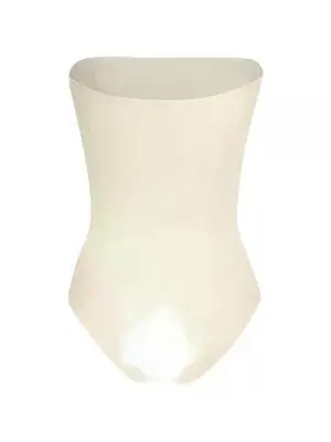 Johanna Ortiz Textured Strapless Swimsuit