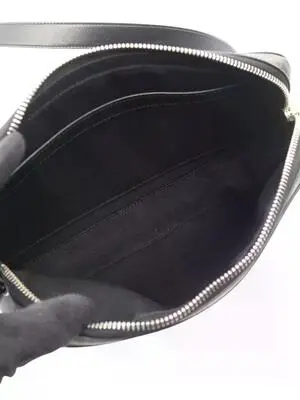 Celine Medium Triomphe Coated Canvas Logo Crossbody Bag