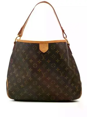 LOUIS VUITTON Monogram Delightful Pm Tote Bag - Brown