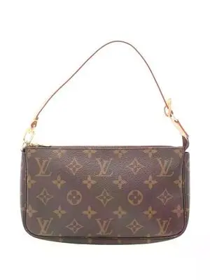 LOUIS VUITTON Monogram Pochette Accessoires Shoulder Bag - Brown