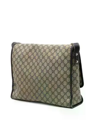 Gucci Gg Supreme Web Messenger Bag