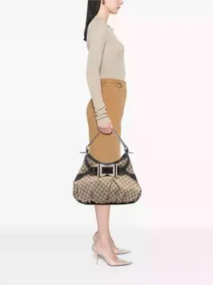 Gucci Large Gg Canvas Hobo Bag