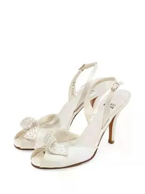STUART WEITZMAN Embellished Slingback Sandals