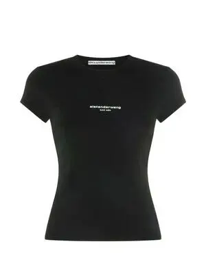 Alexander Wang Logo Print T-shirt - Black