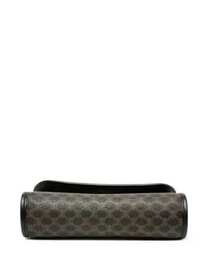 Celine Macadam Coated Canvas Clutch Bag