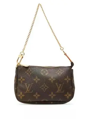 LOUIS VUITTON Monogram Mini Pochette Accessoires Handbag