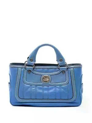 Celine Leather Boogie Handbag - Blue