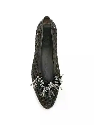 HEAVENLY JELLY Glitter Embellished Flat Pumps