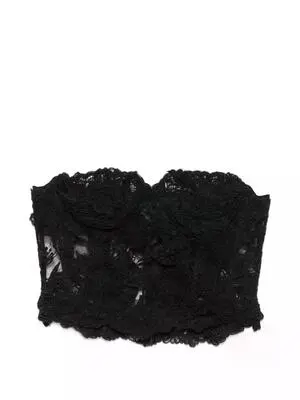 Ermanno Scervino Lace Embroidered Strapless Top