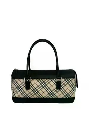 Burberry Nova Check Canvas Handbag