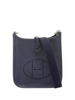 Hermès Clemence Evelyne Tpm 16 Crossbody Bag - Blue