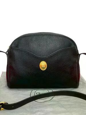 Dior 20th Century Leather Crossbody Bag - Black