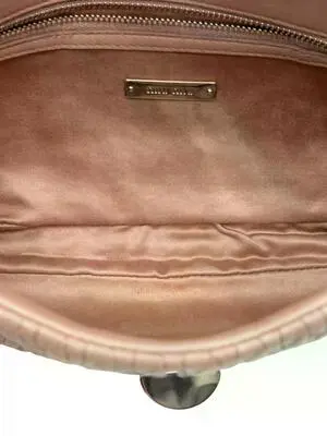 Miu Miu Matelassé Nappa Crystal Chain Satchel