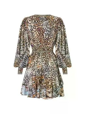 Camilla Leopard-print Mini Dress