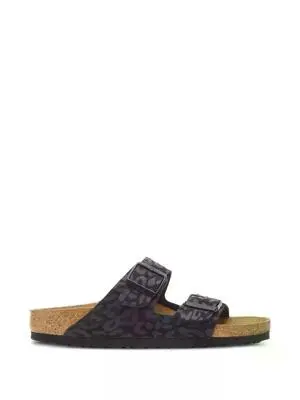 BIRKENSTOCK Arizona Leopard-print Slides