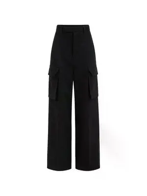 Rick Owens Cargo Pocket High-waisted Trousers