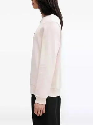Lacoste Crew Neck Sweatshirt With Logo Patch