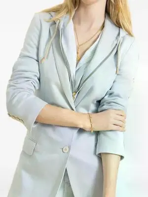 Eleventy Bib Detail Single-breasted Blazer
