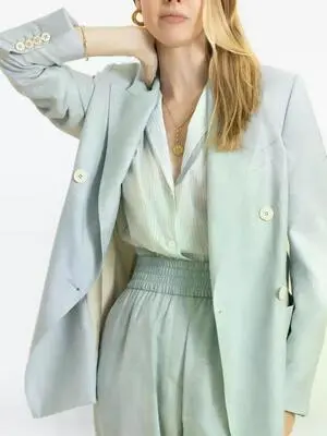 Eleventy Bib Detail Single-breasted Blazer