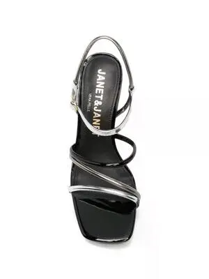 JANET & JANET Multi-strap Heeled Sandals