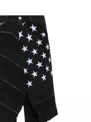MARKING DISTANCE Star Print Jeans