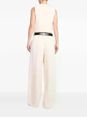 TWP Hudson St Pleated Wide-leg Palazzo Pants