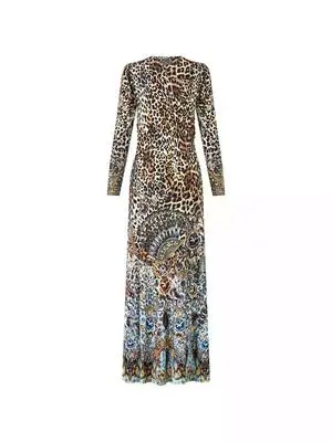 Camilla Leopard-print Maxi Dress
