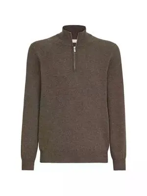 Brunello Cucinelli Cashmere Zip Sweater