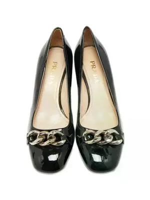 Prada Chain-embellished Heeled Pumps