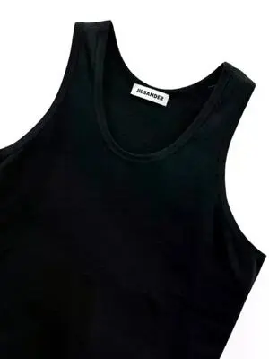 JIL SANDER Sleeveless Ribbed Vest