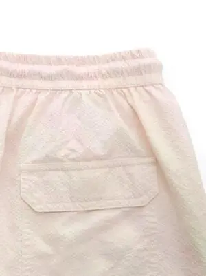 04651 HANDELSGESELLSCHAFT MBH & CO. KG Seersucker Drawstring Swim Shorts