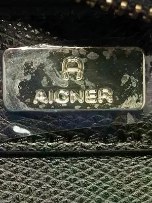 AIGNER Carol Leather Tote Bag