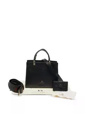 AIGNER Carol Leather Tote Bag