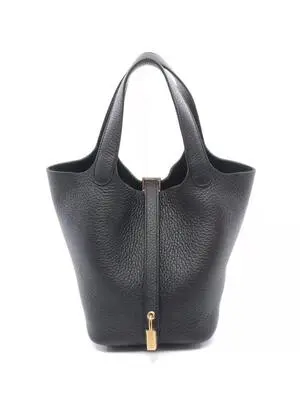 Hermès Picotin Lock Clemence Handbag - Black