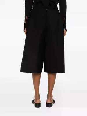 THE ROW Fauna Pleated Tailored Shorts