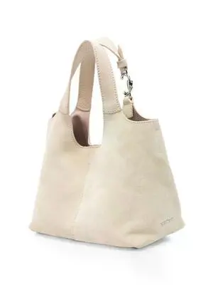 COCCINELLE Small C-easy Suede Tote Bag